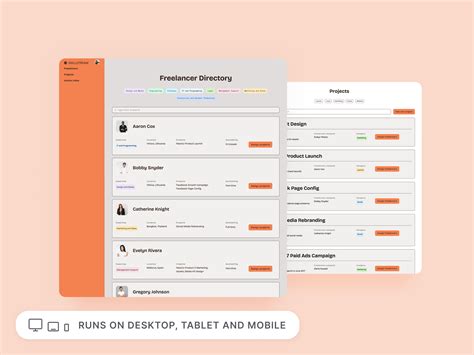 Free Freelancer Management System Template