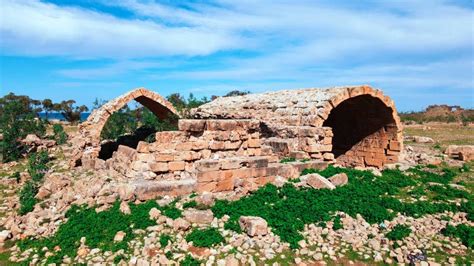 Byzantine Water Cisterns The Ptolemais Of Libya Stock Image Image Of