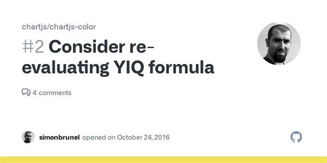 Consider Re Evaluating Yiq Formula · Issue 2 · Chartjschartjs Color
