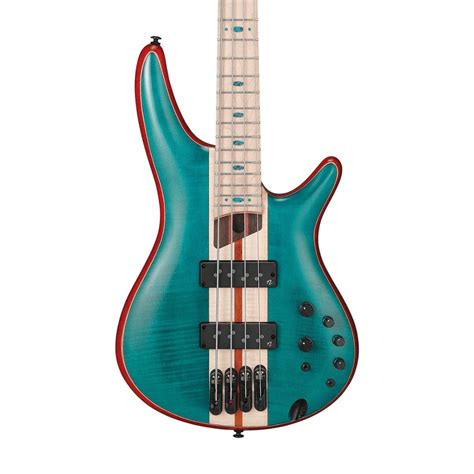 Buy Ibanez Sr Premium 4 String Electric Bass Guitar Caribbean Green Low