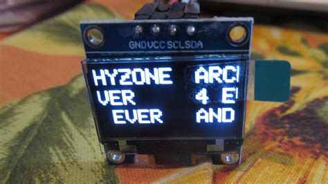 Testo Scorrevole Sliding Text Scroll Text Arduino Oled YouTube