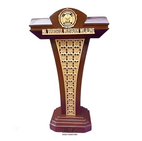 Mimbar Podium Sekolah Riski Furniture