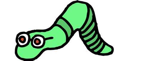Computer Worms Animation