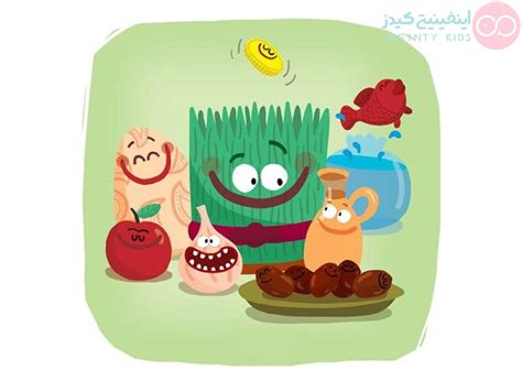 50 مدل نقاشی عید نوروز و نقاشی هفت سین 1403 اینفینیتی کیدز