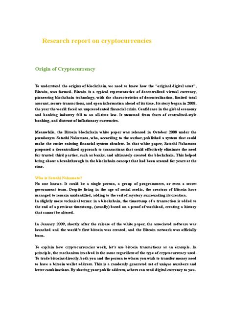 Cryptocurrency Future Pdf Cryptocurrency Bitcoin