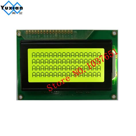 1pcs 1604 1604a 16x4 Lcd Display Panel Yellow Green Stn 5v B1604a