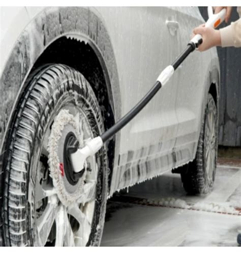 길이조절 세차봉 자동차 세차밀대 거품 세차 대걸레 세차용 막대 걸레 곡선 티몬