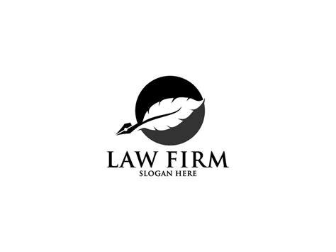 Law Firm Logo Lawyer Logo With Creative Law Element 25390001 Vector
