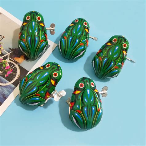 铁皮青蛙 怀旧发条玩具 宝宝玩具 上链铁皮青蛙 经典铁皮青蛙批发 阿里巴巴