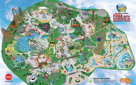 Six Flag Great America Map 2024 Schedule 1