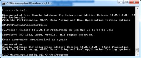 Installieren Sie Oracle Apex