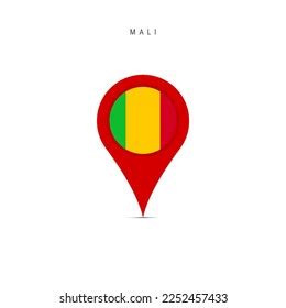 Teardrop Map Marker Flag Benin Dahomey Stock Illustration Shutterstock