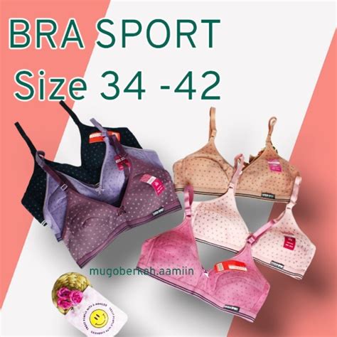 Jual Paket 3 Pcs Sport Brabra Katunbra Sport Tanpa Busa Shopee