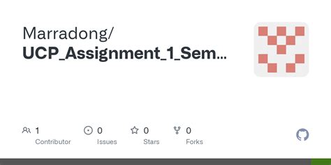Github Marradongucpassignment1semester22022