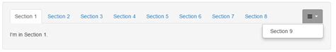 Css Asp Net Menu Control Enable Tab Drop Or Scrolling Stack Overflow