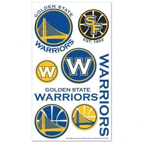 Golden State Warriors Temporary Tattoos Golden State Warriors Golden