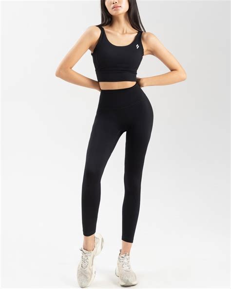 Eql Apparel Set Dài Quần áo Thể Thao Nữ Sports Bra Quần Legging