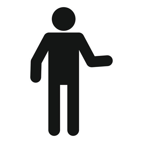 Strichmännchen Stickman Symbol Piktogramm Vektor einfach 14413157