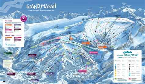 Grand Massif Trail And Resort Maps Project Powder