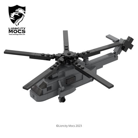 Lego Moc Ws 61 Sea King Helicopter Mini Moc By Lioncity Mocs