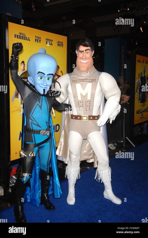 Oct 30 2010 Hollywood California Us Megamind And Metro Man