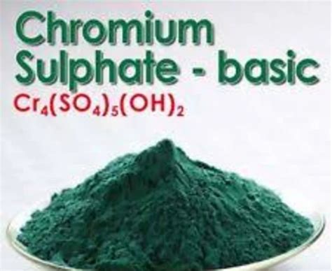 Basic Chromium Sulphate 25 Kg Bag Grade Technical Grade At Rs 100kg