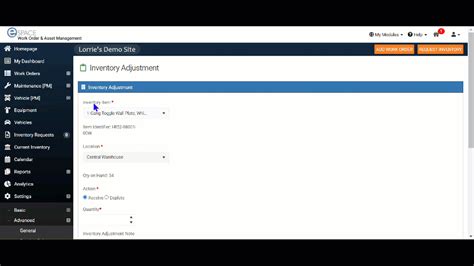 Inventory Items Notes And Adjustments Espace Support Center