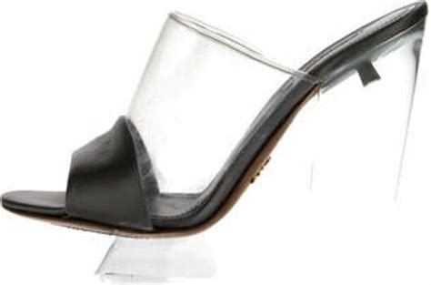 Prada Pvc Slides Shopstyle