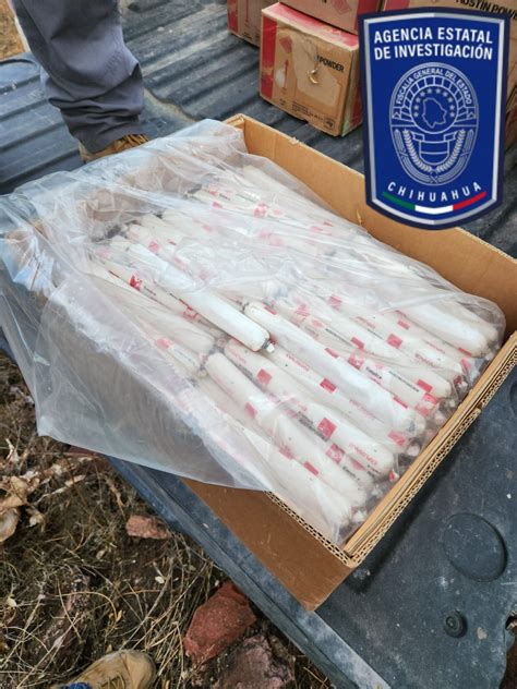 Aseguran Fge Y Sedena Ocho Cajas Con Material Explosivo En Urique