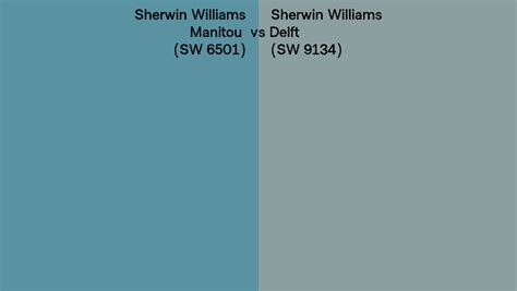 Sherwin Williams Manitou Vs Delft Side By Side Comparison