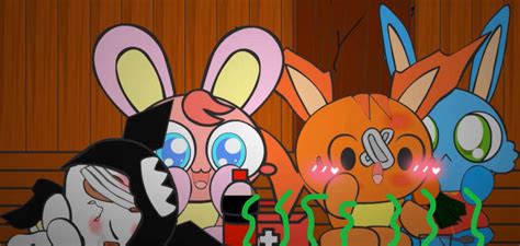 Copper Stomach Growls Loudly And Blushing Again By Noe3210 On Deviantart
