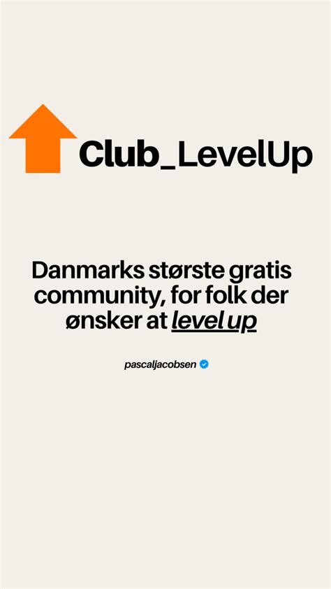 Club Level Up 🚀