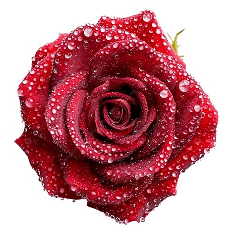 Rose The Water Drops