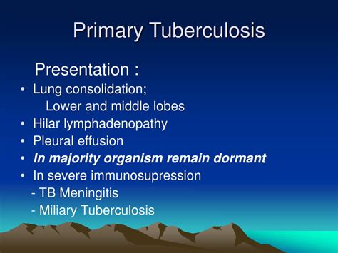 Ppt Pulmonary Tuberculosis Powerpoint Presentation Free Download