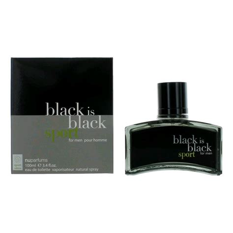 Black Is Black Sport By Nuparfums 34 Oz Eau De Toilette Spray For Men