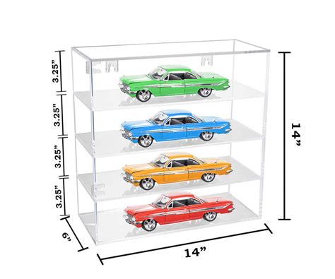 Clear Acrylic Diecast Model Car Display Case With Shelves Better