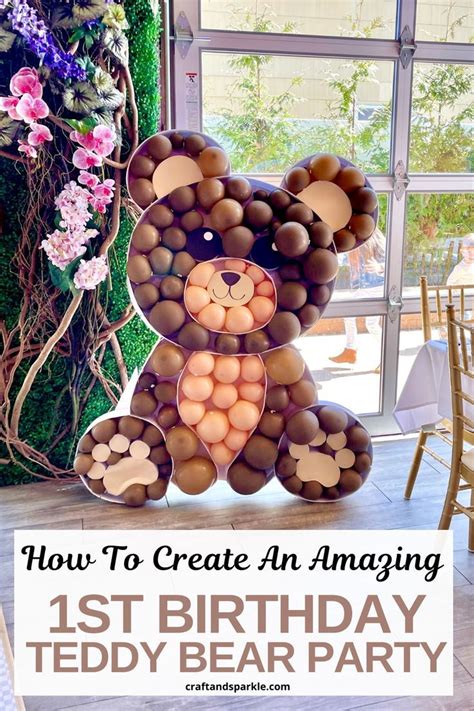 7 Unbelievable Teddy Bear Party Decorations Artofit
