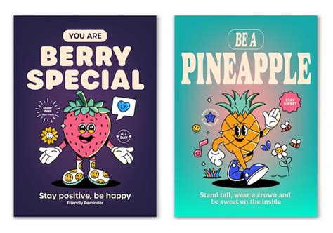 Premium Vector Groovy Poster Design 6