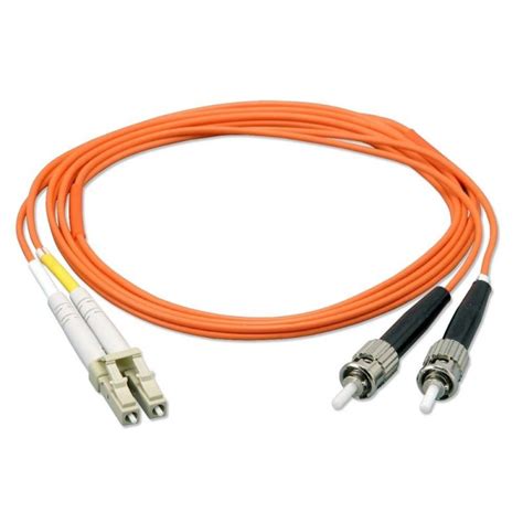 LC ST Duplex MM OM1 Fiber Patch Cord 2m ON PCD M13702