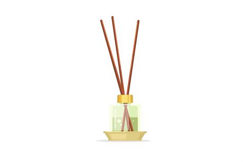 Oil Diffuser Stick Home Fragrance Vector Graphic By Aryohadi