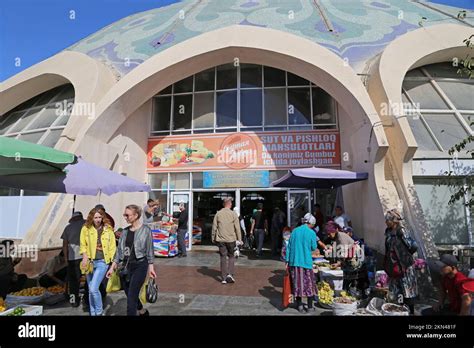 Main Dome Chorsu Bazaar Sakichmon Street Old City Tashkent