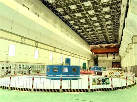 李家峡水电站扩机工程5号机组进入72小时试运行 广东省水力和新能源发电工程学会