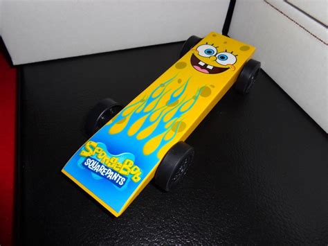 Spongebob Pinewood Derby Car Lighting Fast And 100 Bsa Legal Car 1849271443