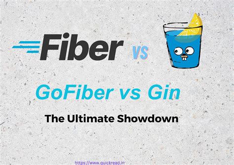 Gofiber Vs Gin The Ultimate Showdown
