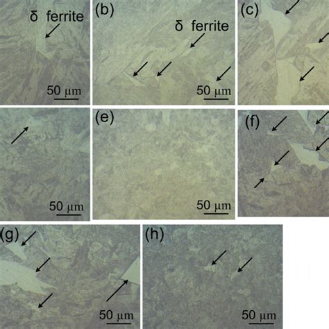 Optical Micrograph Of P91 Welded Joints In As Welded Condition A