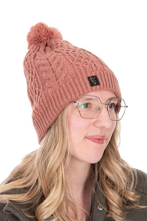Fox Ladies Knited Bobble Hat Škorpion Dnc