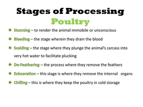 Poultry Contamination Preservation And Spoilage Ppt