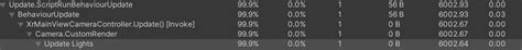 Profiling Spikes For Cameracustomrender Update Lights Unity Engine Unity Discussions