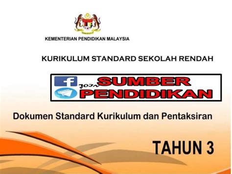 DSKP Bahasa Melayu SK Tahun 3 KSSR Semakan 2017 Sumber Pendidikan