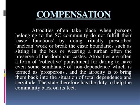 Scheduled Caste And Scheduled Tribe Prevention Of Atrocitiesact1989
